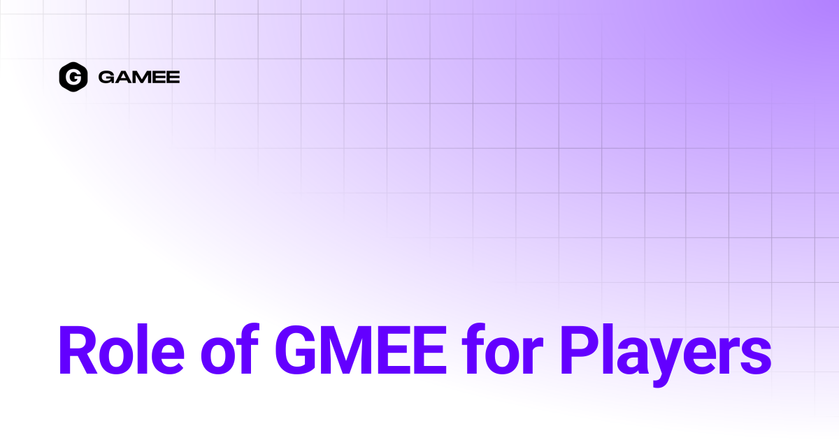 Role of GMEE for Players | GAMEE Wiki